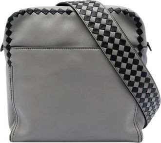Bottega Veneta Sac bandouli&egrave;re vintage Pre-owned - Femme - Pre-owned - Gris - Taille: ONE Size