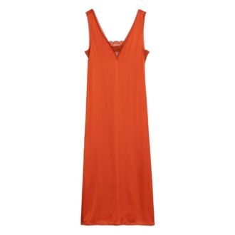 Zadig&Voltaire Femme, Robes, Rouge, Taille: 38 FR Renzo Satin Dress