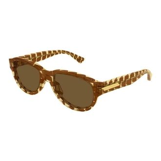 Bottega Veneta Homme, Accessoires, Brun, Taille: 55 MM Lunettes de soleil