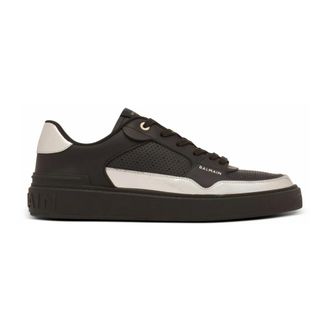 Balmain Homme, Chaussures, Noir, Taille: 44 EU Baskets B-Court Flip en cuir