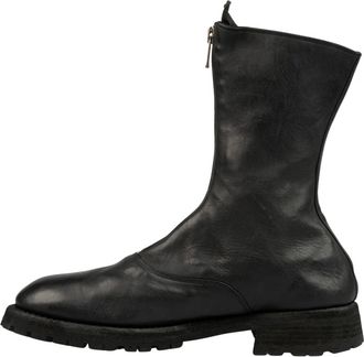 Guidi Homme, Chaussures, Noir, Taille: 45 EU Front Zip Army Bottes
