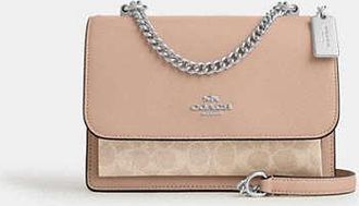 Coach Klare Umhängetasche aus Signature-Canvas