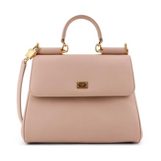 Dolce & Gabbana Femme, Sacs, Beige, Taille: ONE Size My Sicily Handbag