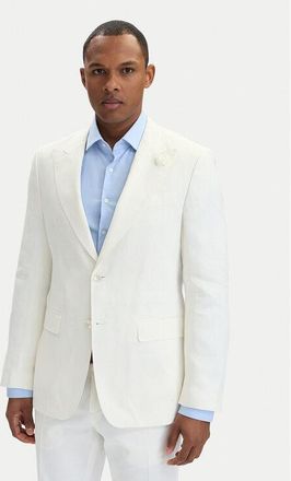 HUGO BOSS Sakko Hutson Peak 262 50561857 Wei&szlig; Slim Fit