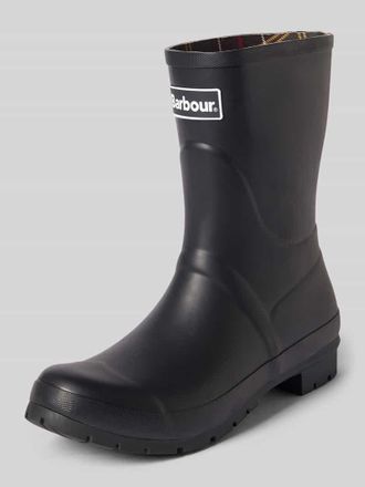 Barbour Stiefel mit Label-Pr&auml;gung Modell Welly