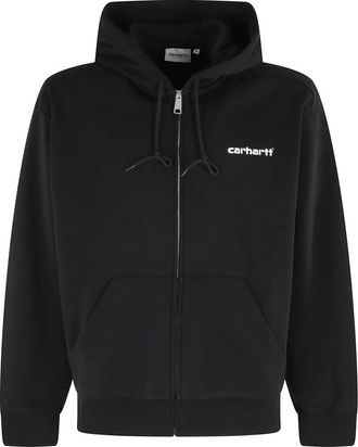 Carhartt Work in Progress Homme, Sweatshirts et sweats &agrave; capuche, Noir, Taille: L Zip-throughs