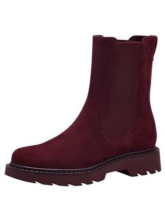 Tamaris Femme 1-25477-43 Bottine Chelsea, Merlot, 38 EU