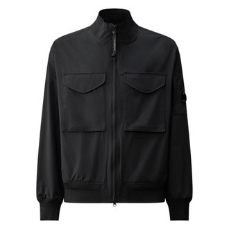 C.P. Company C.p. Company, Homme, Vestes, Bleu, Taille: XL Pro-Tek Lens Bomber Jacket