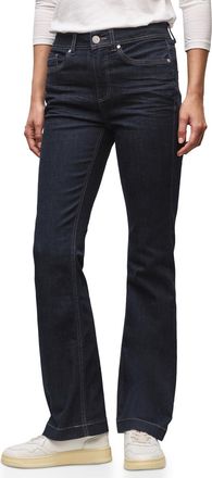 Street One Damen 3716708 Bootcut Jeans, Rinsed Dark Blue, 30W/ x 30L