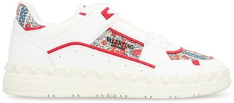 Valentino Garavani Mens Valentino Freedots Low-Top Sneakers White Calf Trainers