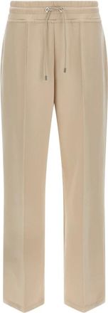 Moorer Femme, Pantalons, Beige, Taille: 42 FR Bayonne Jersey Joggers