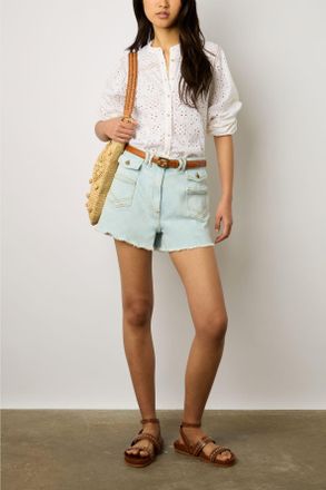 Gerard Darel Chemise &agrave; broderies - AYATE - Blanc