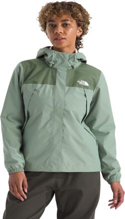 The North Face Damen Antora Rain Jacke, Slate Moss/Bark Mist, L