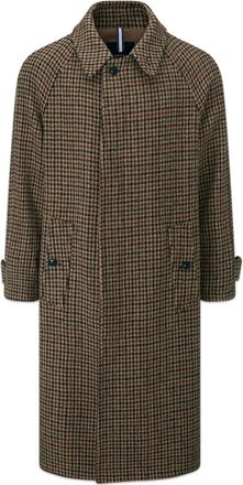 Gloverall Homme, Manteaux, Brun, Taille: XL Manteau Hynes Harris Tweed