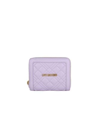 Love Moschino Womens Wallet Purple Polyurethane Bags