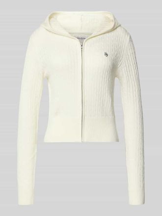 Guess Strickjacke mit Woll-Seiden-Anteil