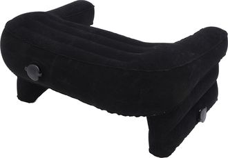 Generic Tragbares Aufblasbares Scho&szlig;-Schreibtischkissen Zum Spielen, H&ouml;henverstellbar Zur K&ouml;rperentspannung, Ideal f&uuml;r den Heim- und Autogebrauch, PVC-Samt, 2