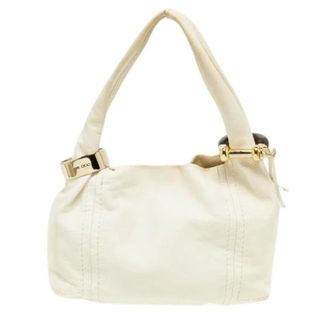 Jimmy Choo London Tote en cuir Pre-owned - Femme - Pre-owned - Blanc - Taille: ONE Size