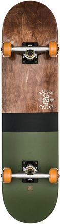 Globe G2 Half Dip 2 Skateboard, Dark Maple/Hunter Green, 8