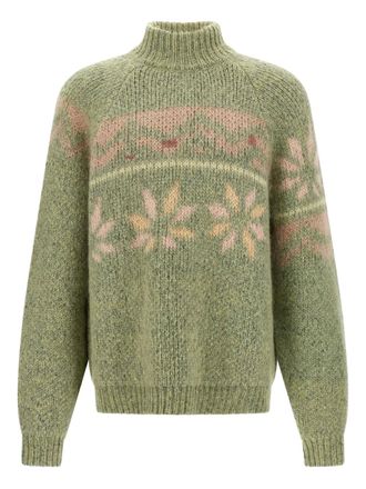 Magliano pull à motif intarsia - Vert