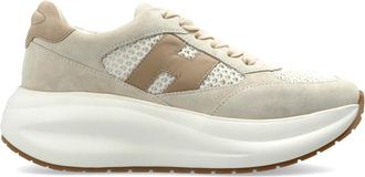 Hogan Femme, Chaussures, Beige, Taille: 39 1/2 EU H696 Chaussures de sport