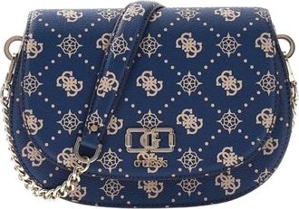 Guess Femme, Sacs, Bleu, Taille: ONE Size Emelie Logo 2 Comp S