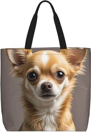 Generic Chihuahua Mignon Sac Cabas D&eacute;contract&eacute; Tote Bag Imperm&eacute;able Sac A Main Femmes Pour Travail Voyage Shopping