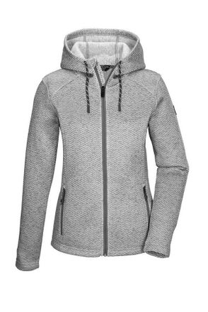 Killtec Strickfleecejacke KOW 5 WMN KNTFLC JCKT &Uuml;bergangsjacke mit verstellbarer Kapuze, mit Seitentaschen mit Zipper