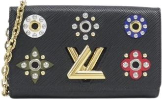 Louis Vuitton Pre-owned Twist Chain Epi Calf Wallet - Femme - Pre-owned - Noir - Taille: ONE Size