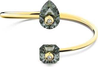 Swarovski Numina Armreif, Vergoldeter Damenarmreif mit Strahlenden Swarovski Kristallen