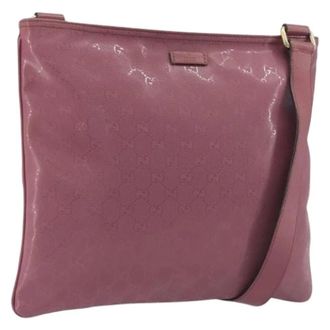 Gucci Pre-owned Vintage PVC Schultertasche - - Pre-owned - Damen - Rosa - ONE SIZE