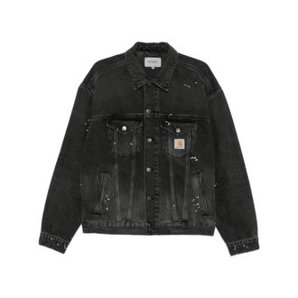 Carhartt Work in Progress Homme, Vestes, Noir, Taille: S Denim Jacket