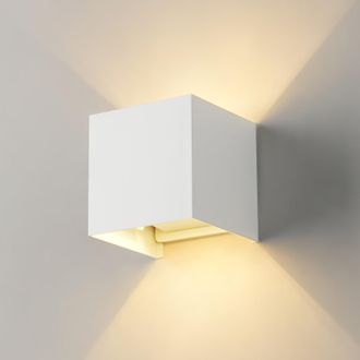 Wilon Wandleuchte Innen Aussen, Wandlampe Innen Wei&szlig;, IP65 Wasserdichte Au&szlig;enwandleuchte, G9 LED Aussenlampe Wand, Up and Down Leuchten Innen, Ausenbeleutun