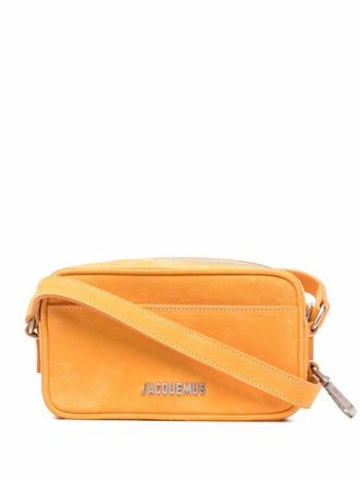 Jacquemus sac à bandoulière Le Baneto en cuir - Orange