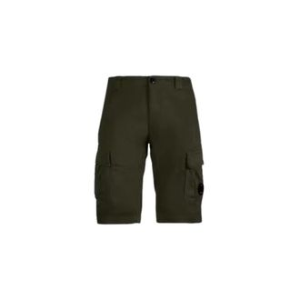 C.P. Company Stretch Sateen Cargo Shorts - - Shorts - Herren - Gr&uuml;n - L