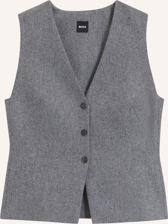 HUGO BOSS Blazer Julinia Slim Fit grau