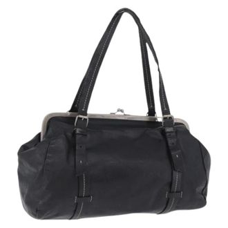 Miu Miu Pre-owned Cuir sacs-main - Femme - Pre-owned - Noir - Taille: ONE Size