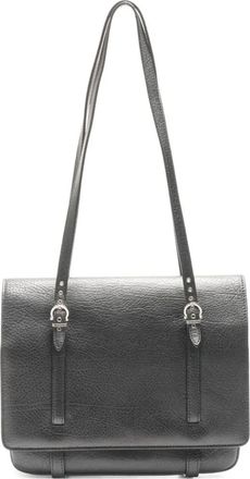 Ferragamo sac porté épaule à boucles (années 2000) - Noir