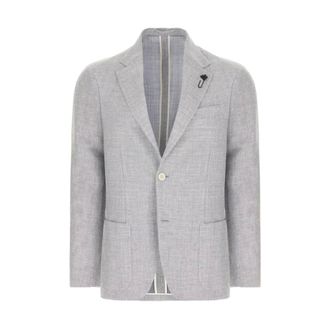 Lardini Homme, Vestes, Gris, Taille: XL Veste crois&eacute;e &agrave; revers