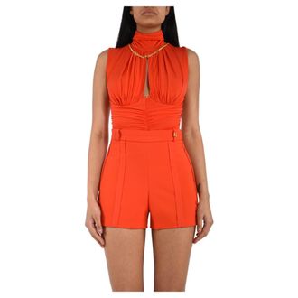 Elisabetta Franchi Femme, Combinaisons et Ensembles, Orange, Taille: 42 FR Combinaisons