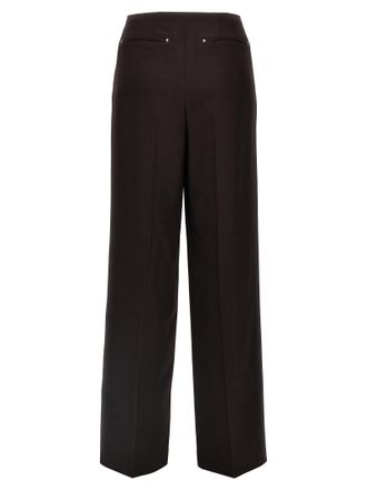 Fendi Grain de Poudre Wool Trousers - Black