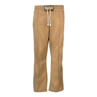 Palm Angels Femme, Pantalons, Brun, Taille: 36 FR Pantalon de surv&ecirc;tement &agrave; boutons-pression lat&eacute;raux