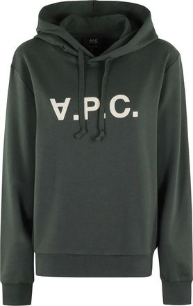 A.P.C. A.p.c., Femme, Sweatshirts et sweats &agrave; capuche, Vert, Taille: 34 FR Grand VPC SweaT-shirt