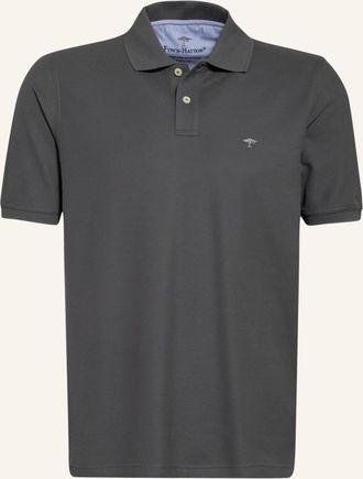 Fynch-Hatton Fynch-Hatton Piqu&eacute;-Poloshirt grau