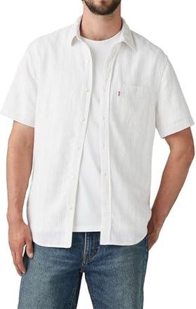 Levi's S/S Sunset 1 PKT STANDRD T-Shirt, Carlin Stripe Bright, XL Hommes