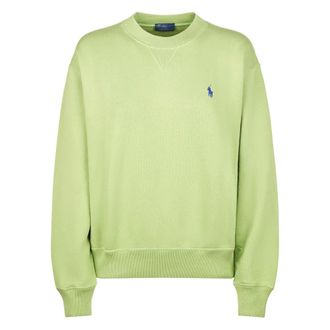 Polo Ralph Lauren Femme, Sweatshirts et sweats &agrave; capuche, Vert, Taille: 40 FR Knit SweaT-shirt