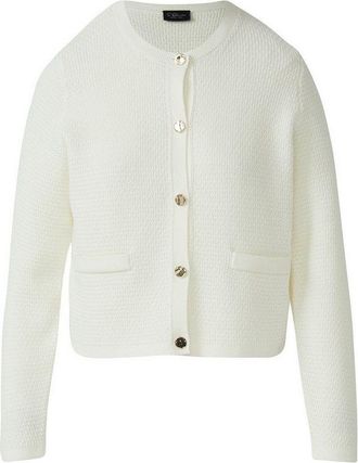 s.Oliver Cardigan Strickjacke Cardigan aus Baumwollmix mit Ziertaschen