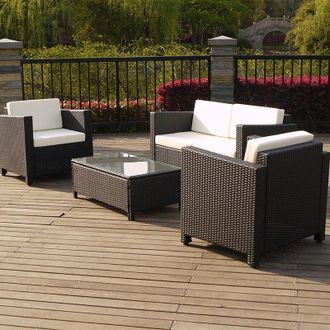 Atlanta Mocassin Chalet&jardin - ensemble bas resine - atlanta