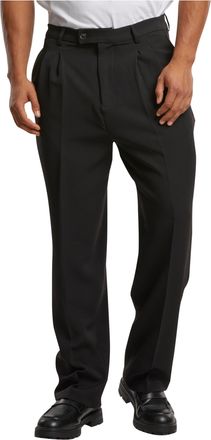 Urban Classics Herren Hose Double Pleated Dressed Pants, lässige Hose für Männer, Loose Fit, Größen 28-44