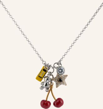 Marc Jacobs Halskette The Trinket Charm Cluster silber